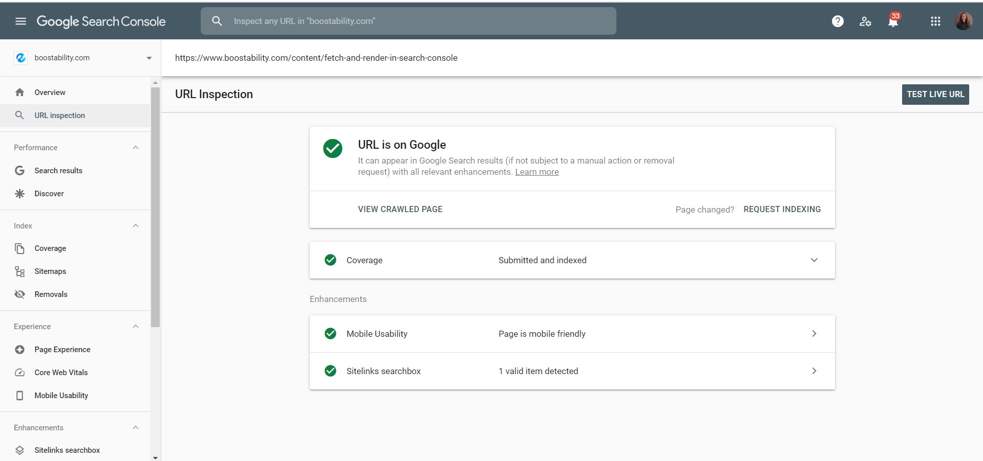 Rendering Pages with Fetch as Google Tool | Boostability