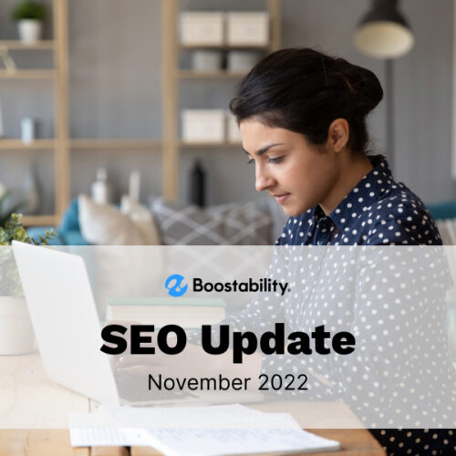 November 2022 SEO Update | Boostability