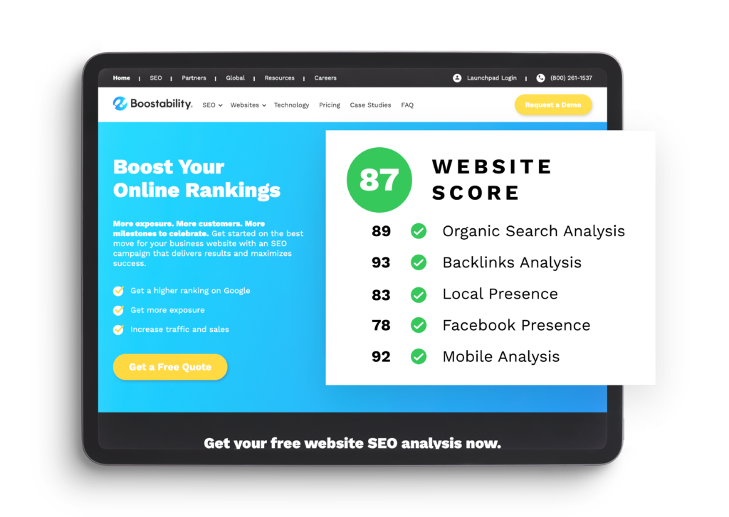 Free Website SEO Analysis Tool | Boostability